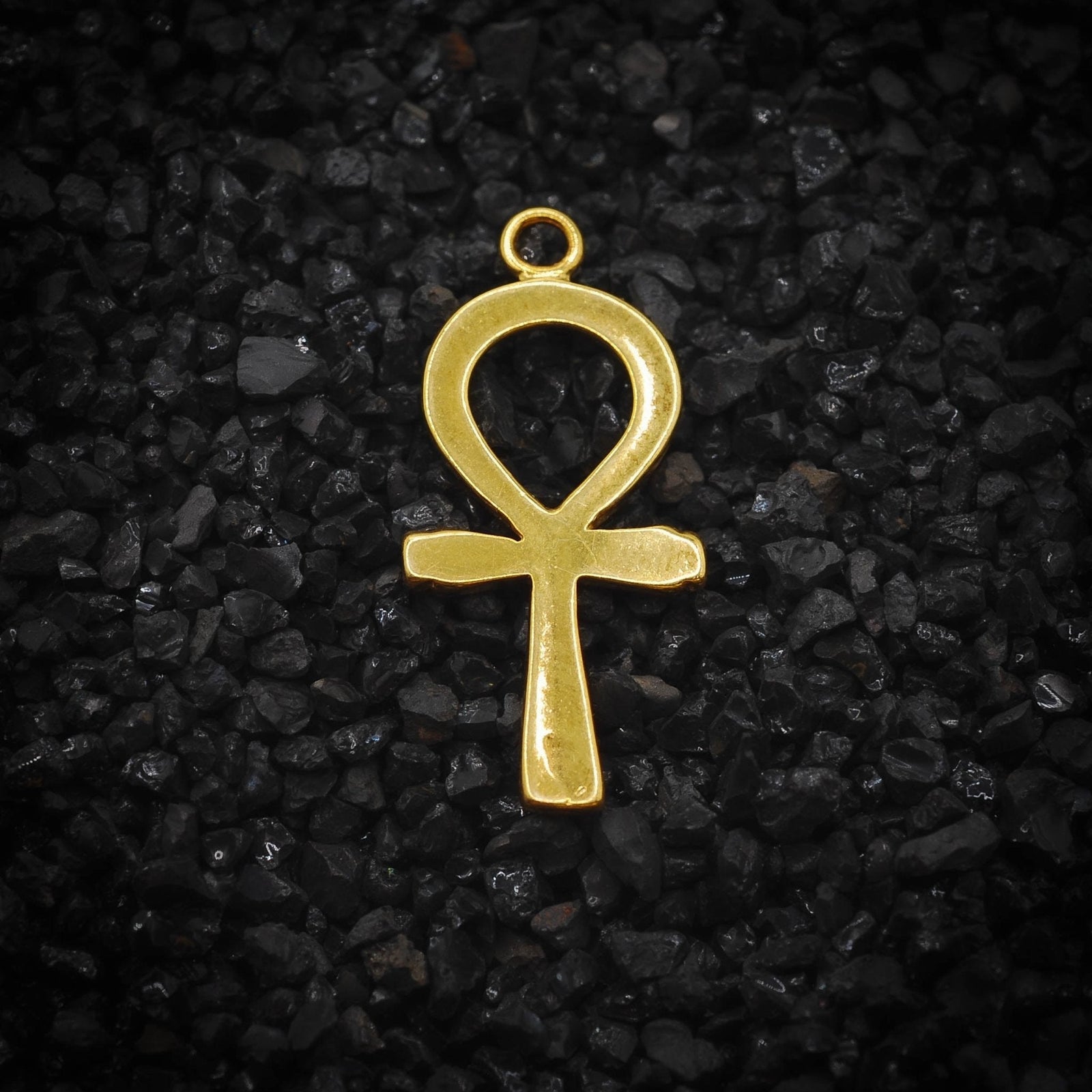 Ankh Key of Eternal Life Smooth Hieroglyphics Ancient Egyptian Charm ...