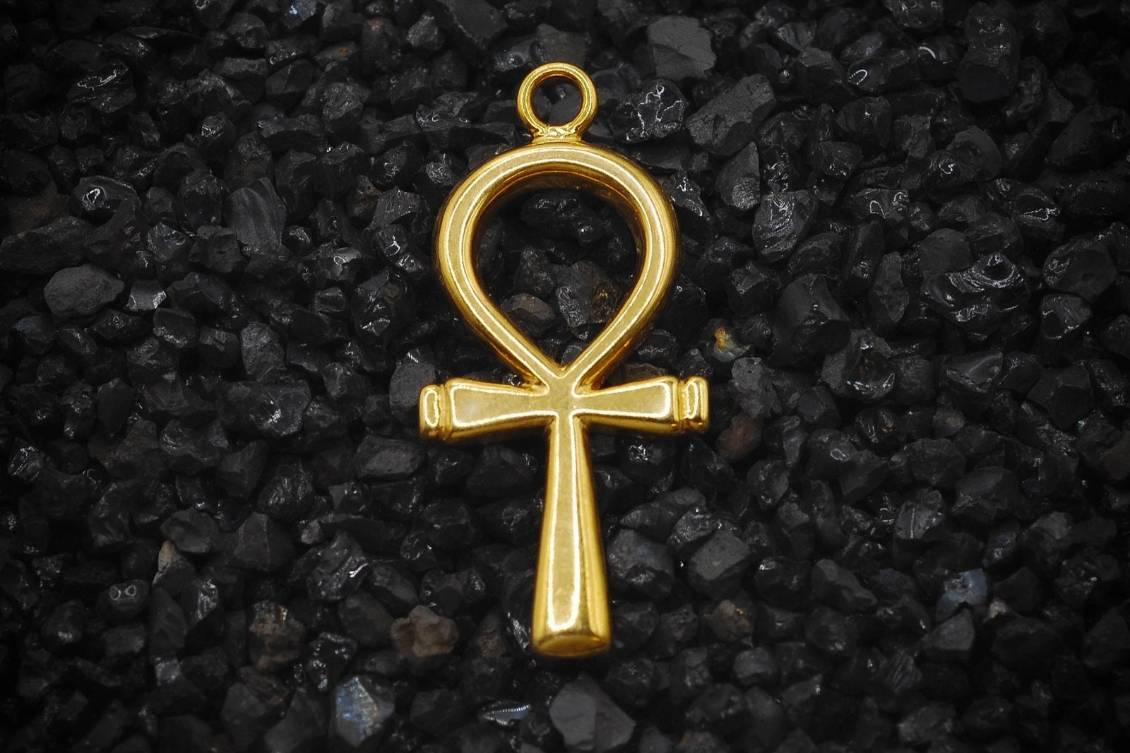 Ankh Key of Eternal Life Smooth Hieroglyphics Ancient Egyptian Charm ...