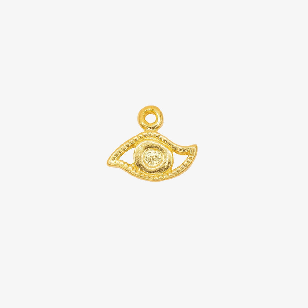 Evil Eye Charm Wholesale 14K Gold, Solid 14K Gold, G174