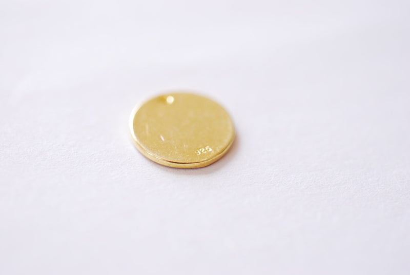 Hand Gesture Love Sign Charm - 925 Sterling Silver 18k Gold Heart shap ...