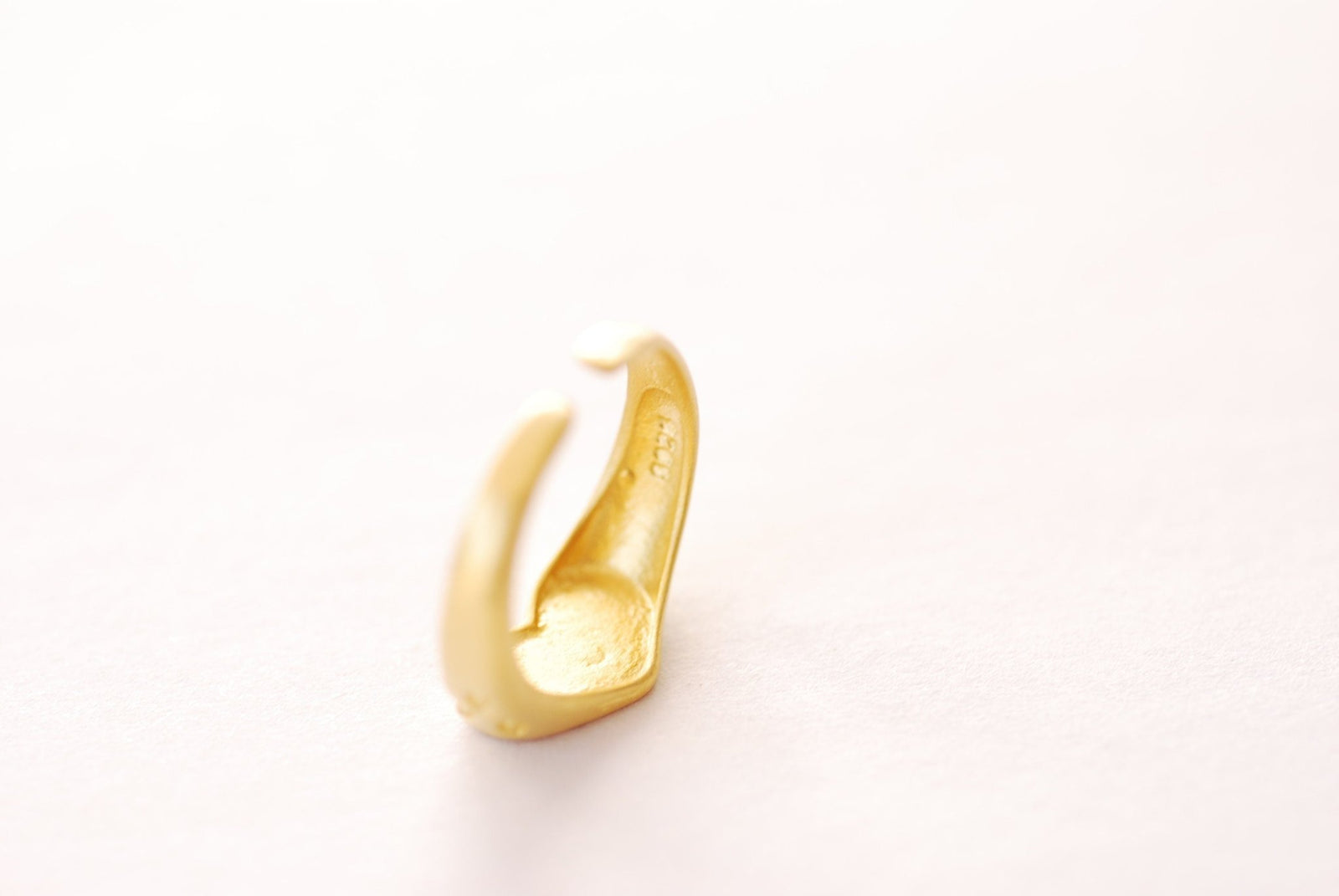 Sad Face Heart Ring - 925 Sterling Silver or 18k gold plated Vermeil F ...